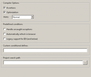 Smart Mobile Studio | Compiler options explainedCompiler options ...